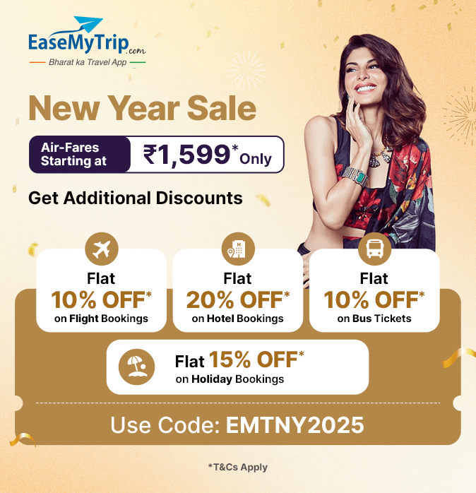 New Year Sale Offer, Grab Special Deals on Travel Bookings